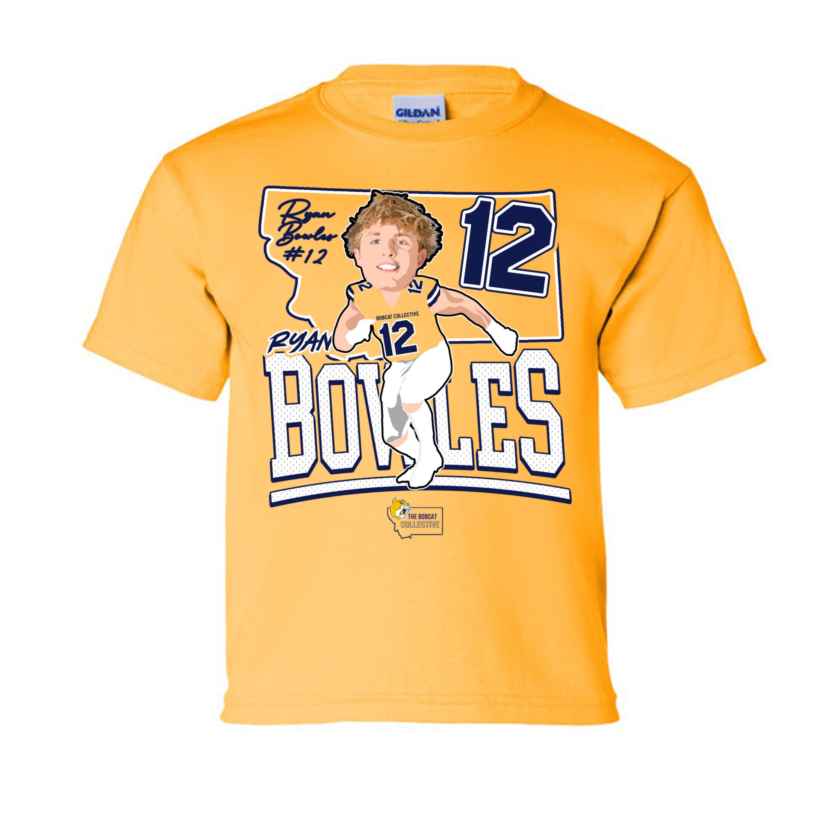 Ryan Bowles 2025 Youth Shirt - Gold – The NIL Shop